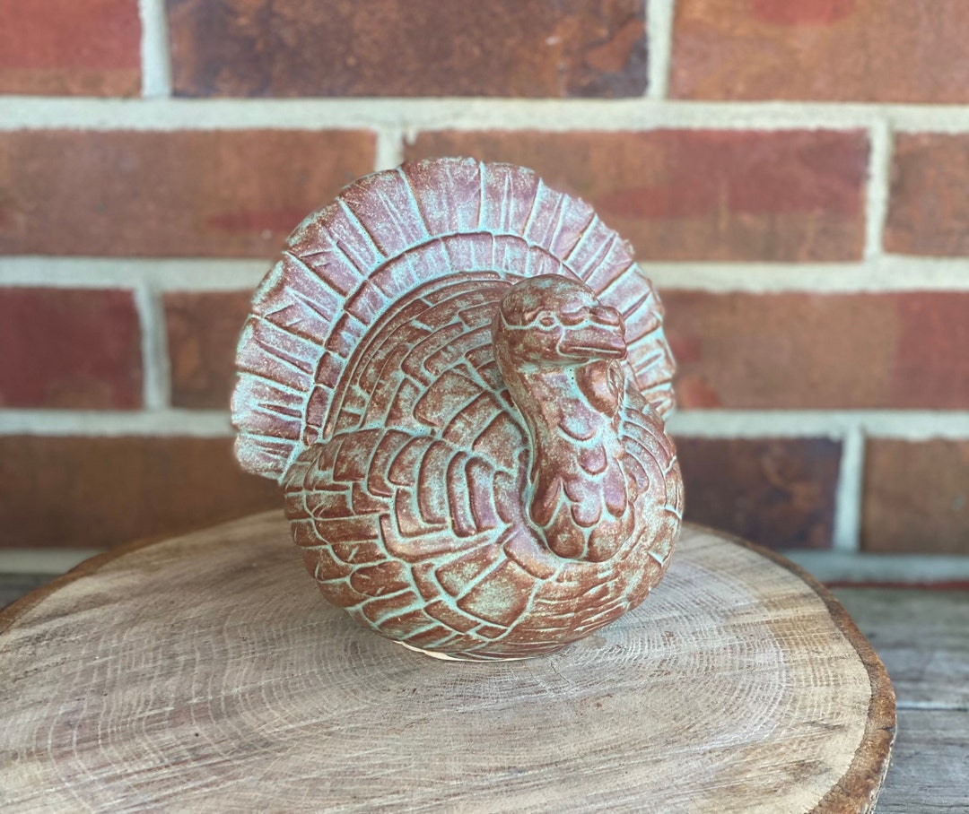 Stoneware Turkey - Etsy