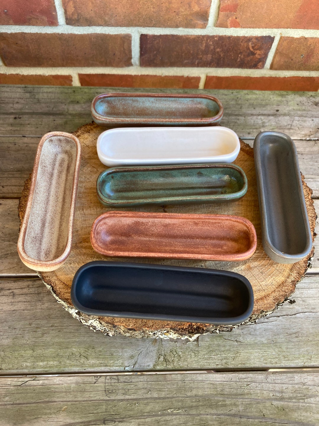Small Stoneware Olive Tray - Etsy