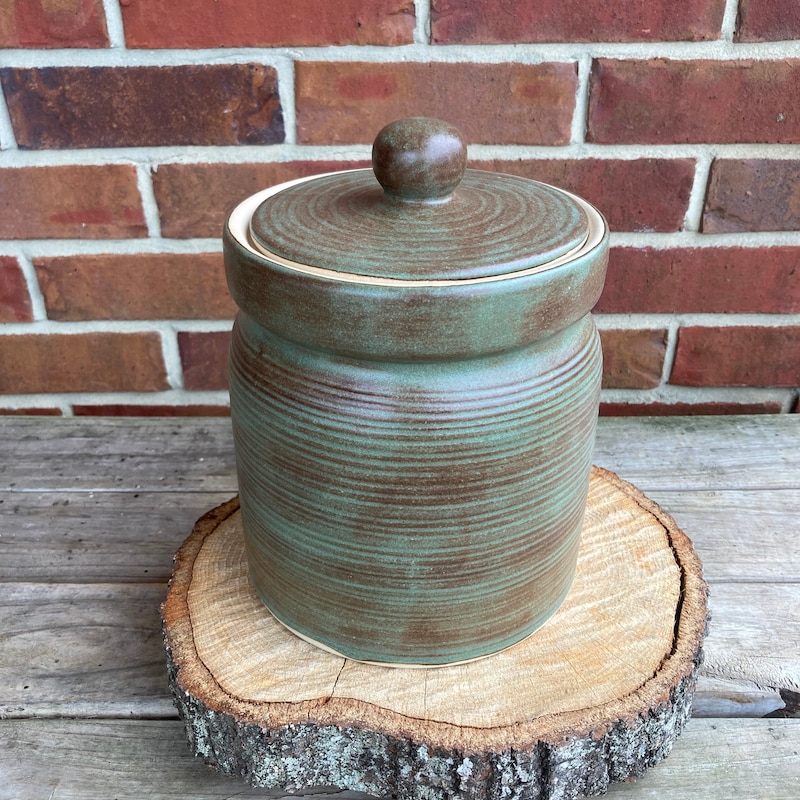 Ceramic Large Canister - Etsy