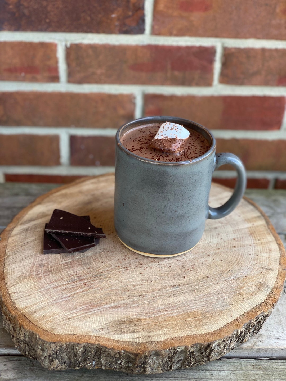 Stoneware Hot Coco Mug - Etsy