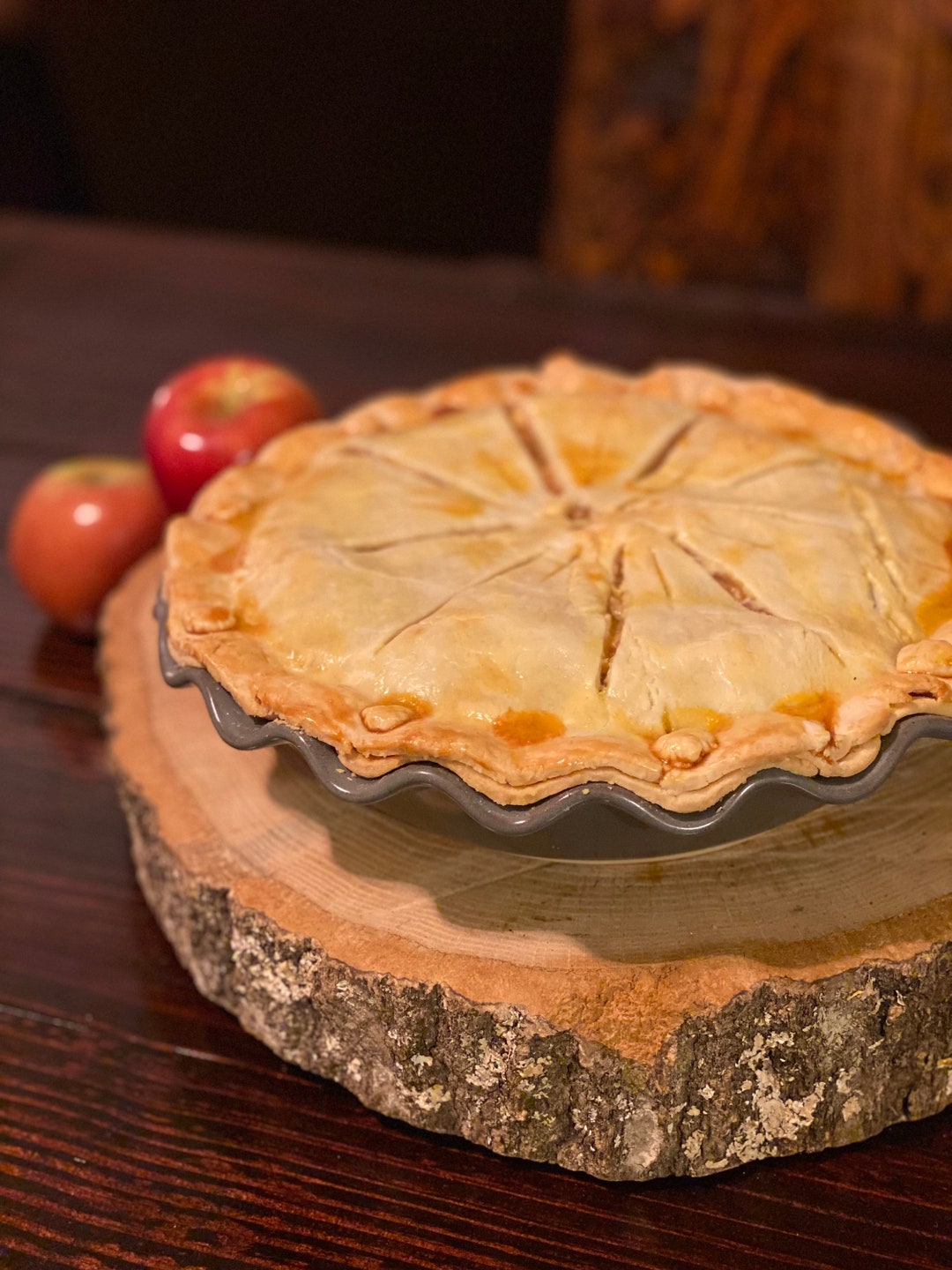 Stoneware Pie Dish - Etsy