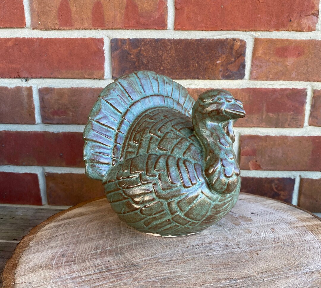 Stoneware Turkey - Etsy
