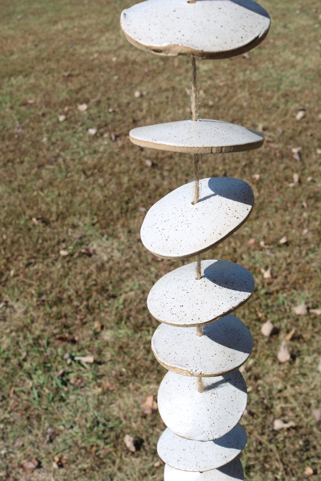 Clay Wind Chimes/rain Chain - Etsy