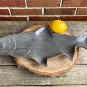 Stoneware Trout Platter - Etsy