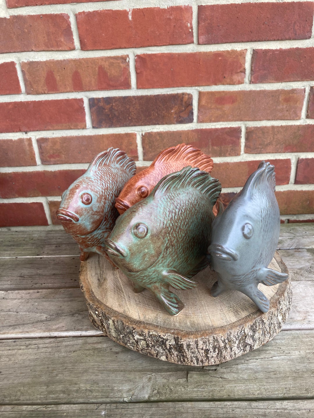 Stoneware Fish - Etsy