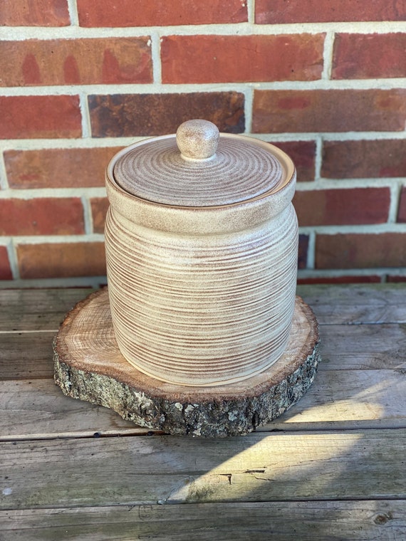Extra Large Stoneware Canister | Etsy