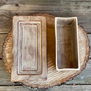 Stoneware Butter Dish With Lid - Etsy
