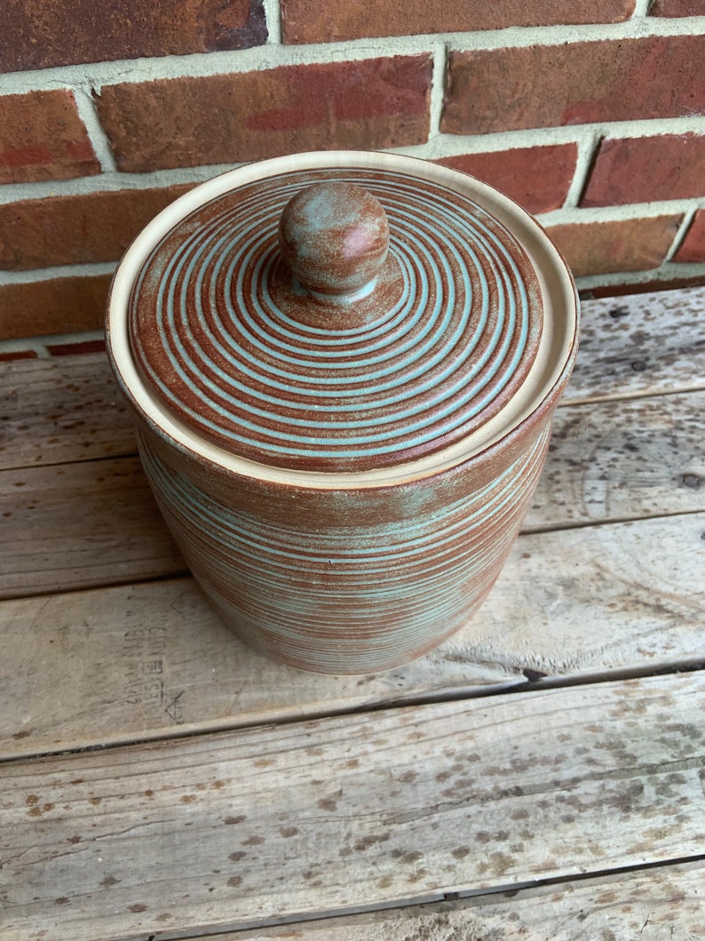 Stoneware Canister Set - Etsy