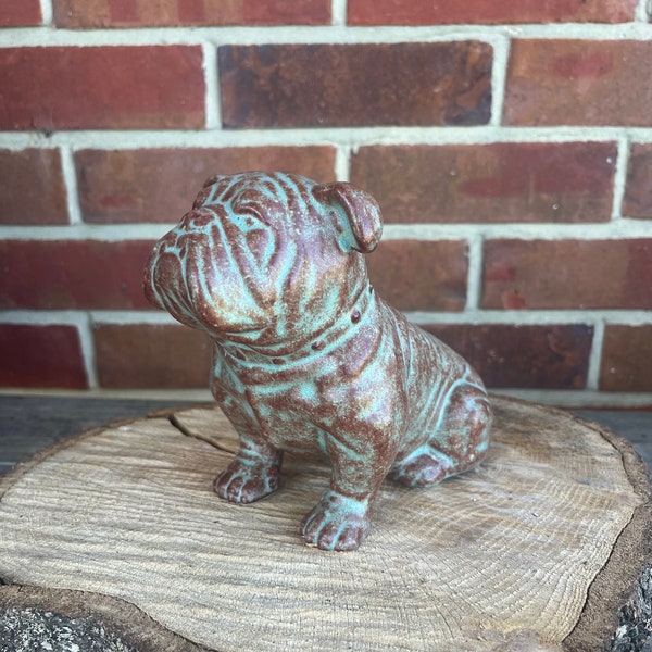Bulldog Pottery Mug - Etsy