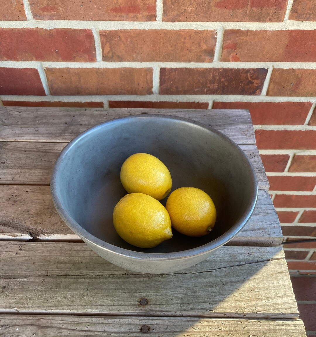 Stoneware Popcorn Bowl - Etsy