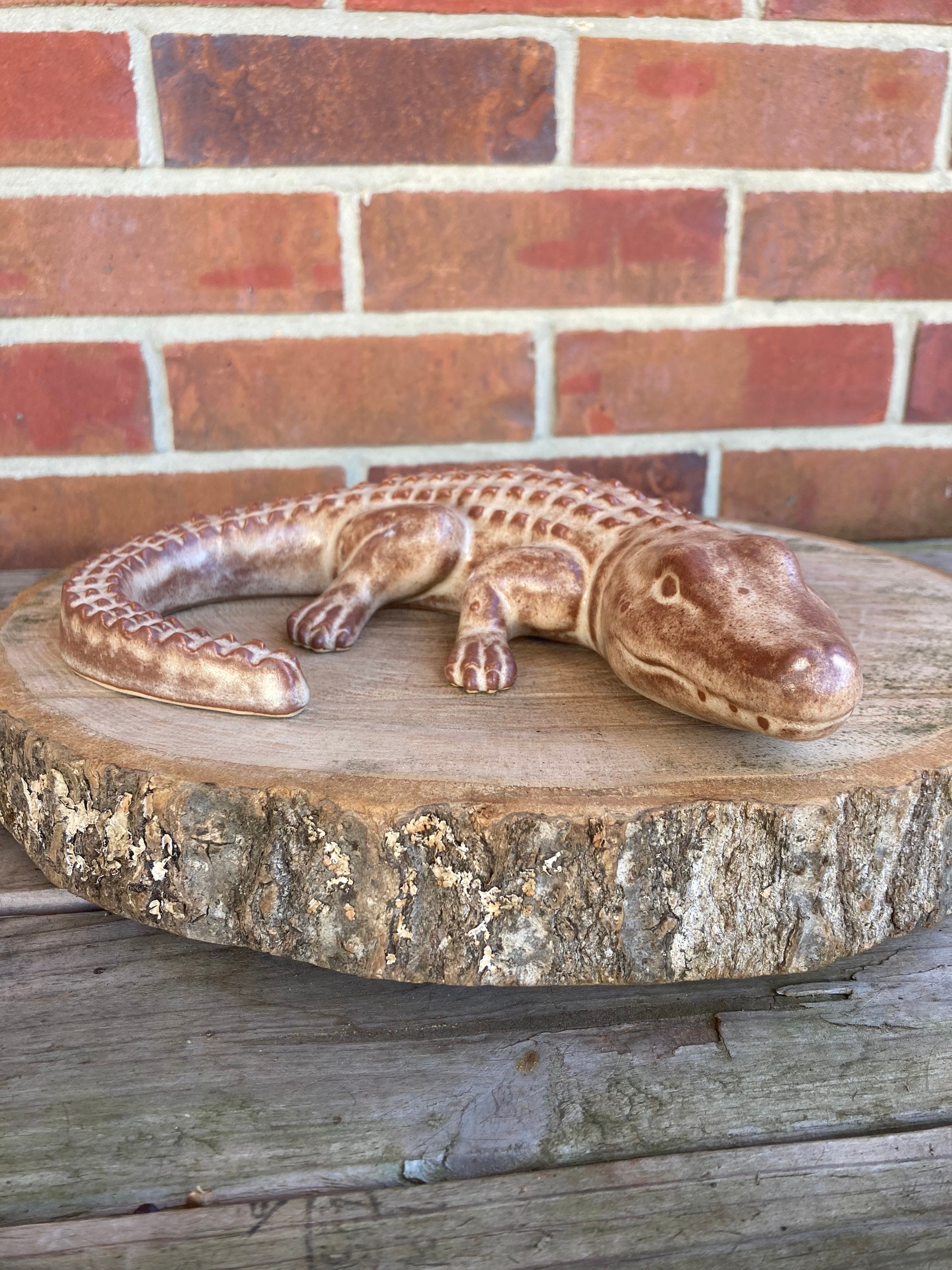 Stoneware Alligator - Etsy