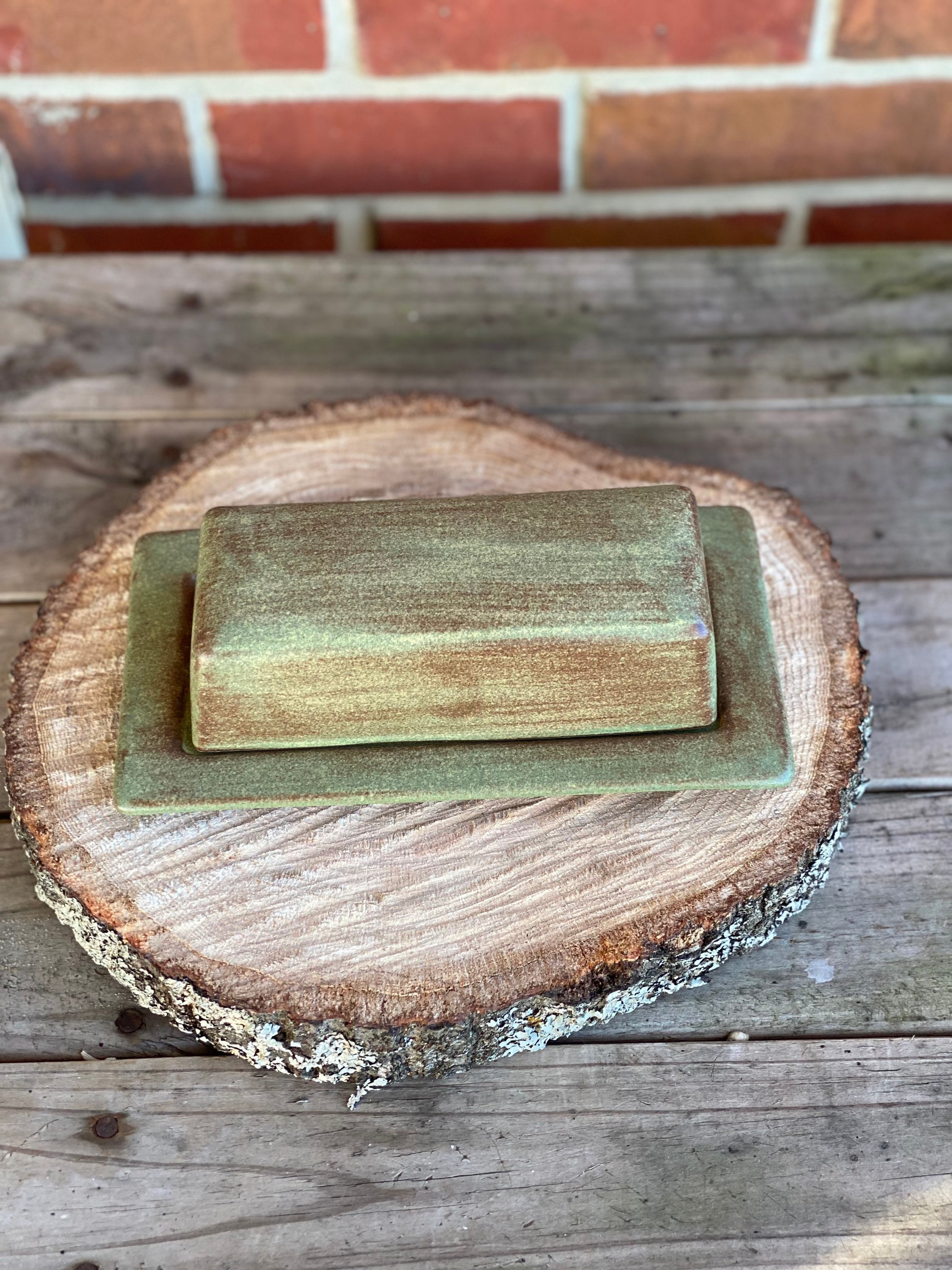 Stoneware Butter Dish With Lid - Etsy