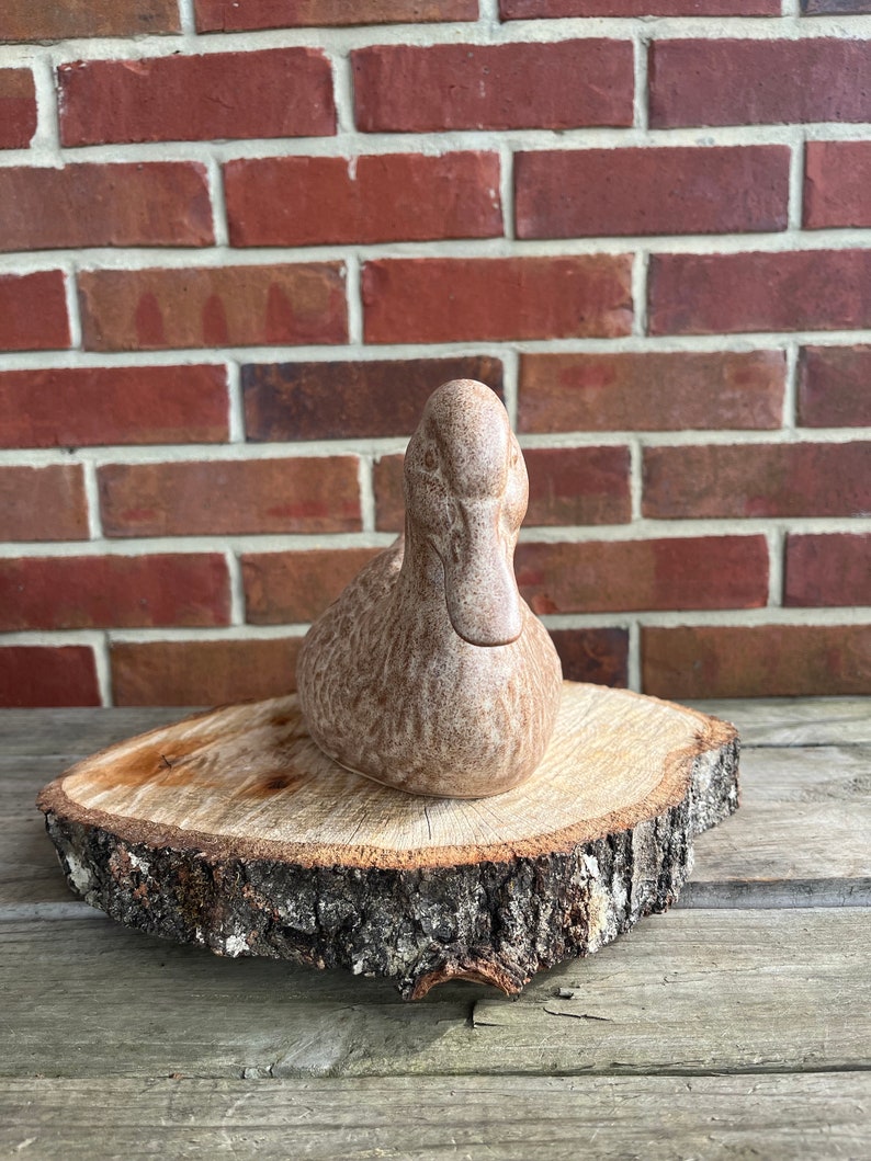 Stoneware Duck - Etsy