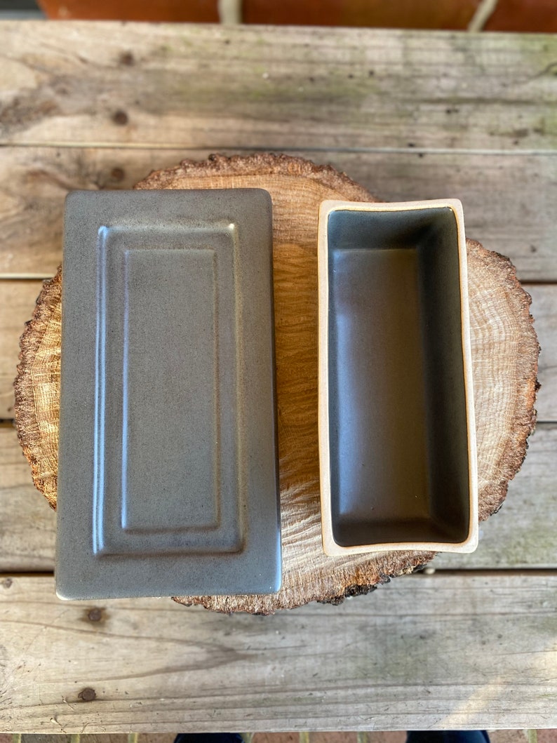Stoneware Butter Dish With Lid - Etsy