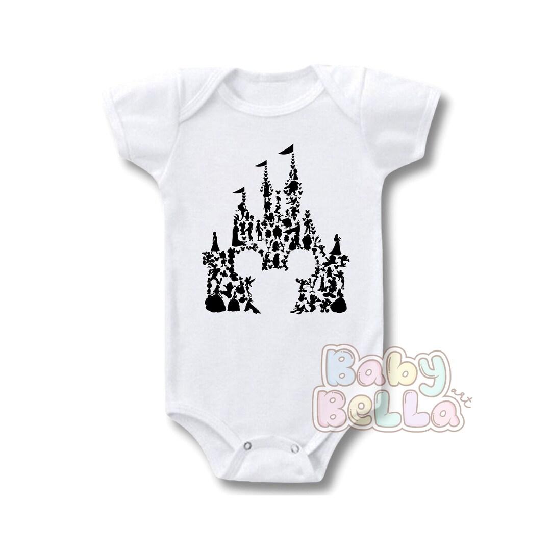 Sublimation Different Characters Onesie, Mickey Onesie, Castle, Mickey ...