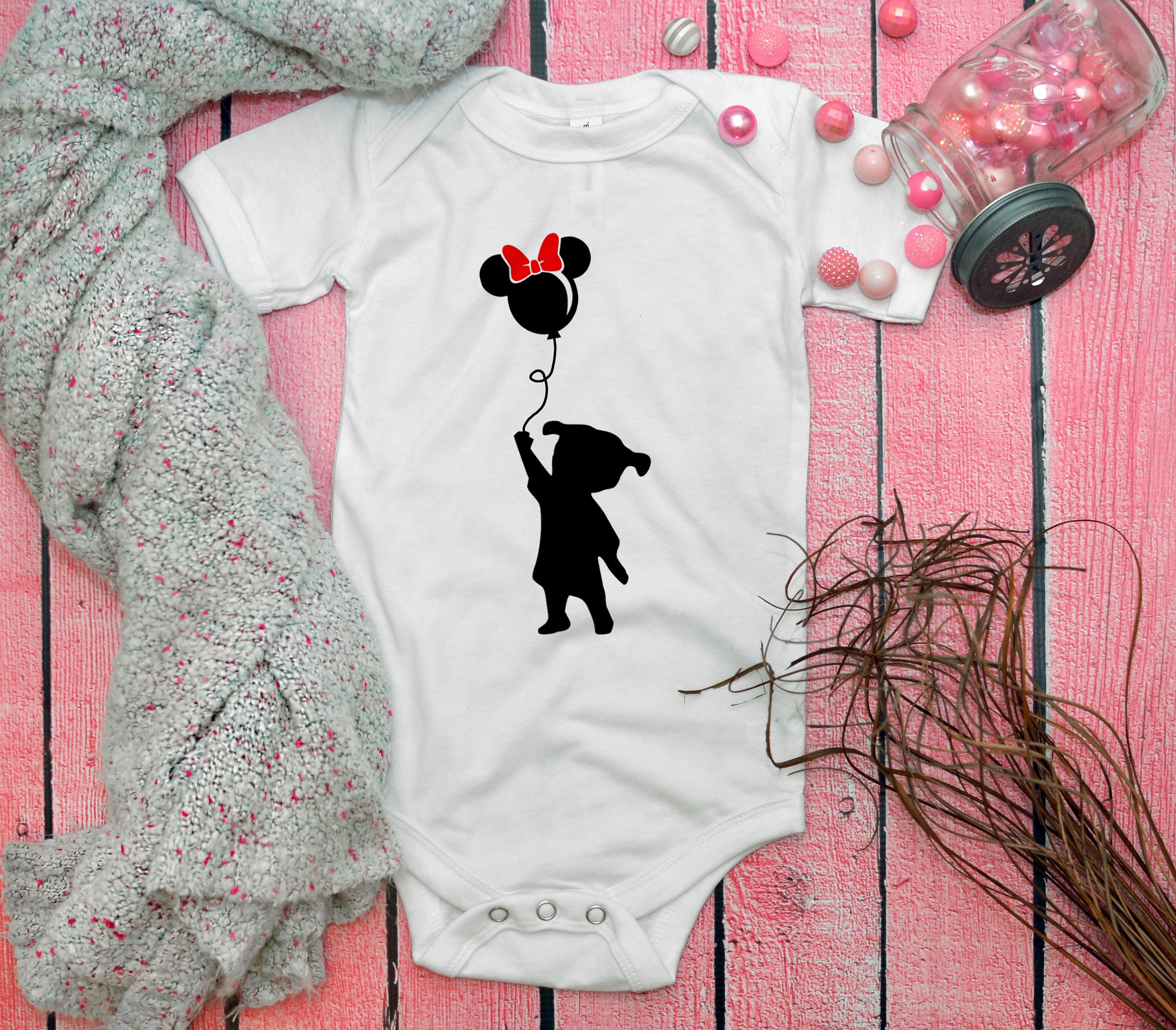 Monster Inc Boo Onesie - Boo Balloon Onesie - Monsters Inc Onesie ...