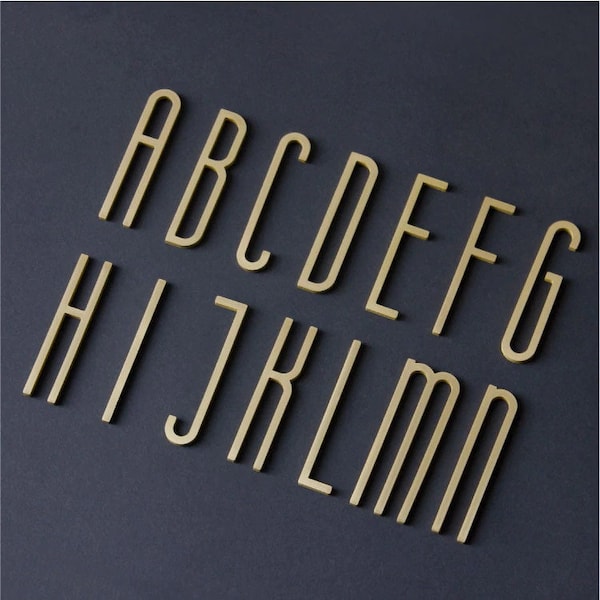 Metal Letters 2 Inch - Etsy