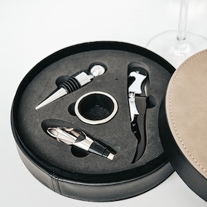 Personalized Wine Tool Set | 4 Piece Essentials | Gift for Wine Lover ...