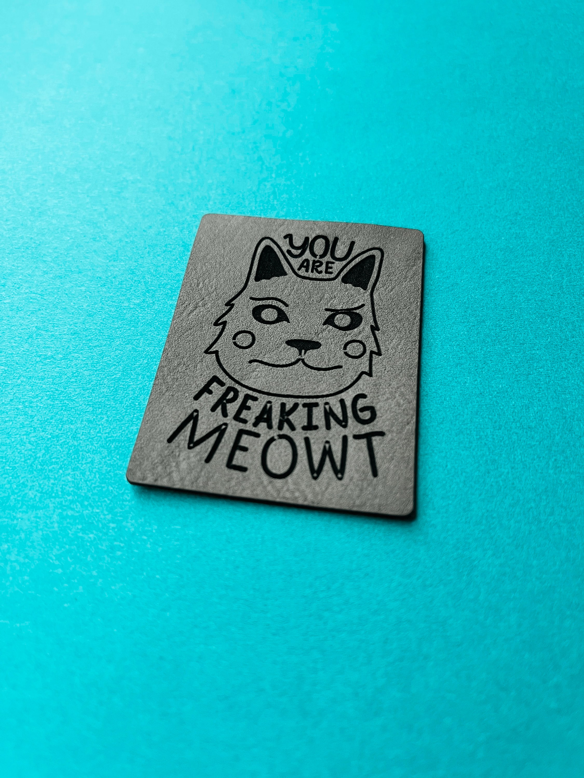 Custom Leather Stickers | Leather Label | Personalized Sticker ...