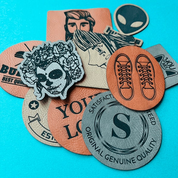 Leather Label - Etsy