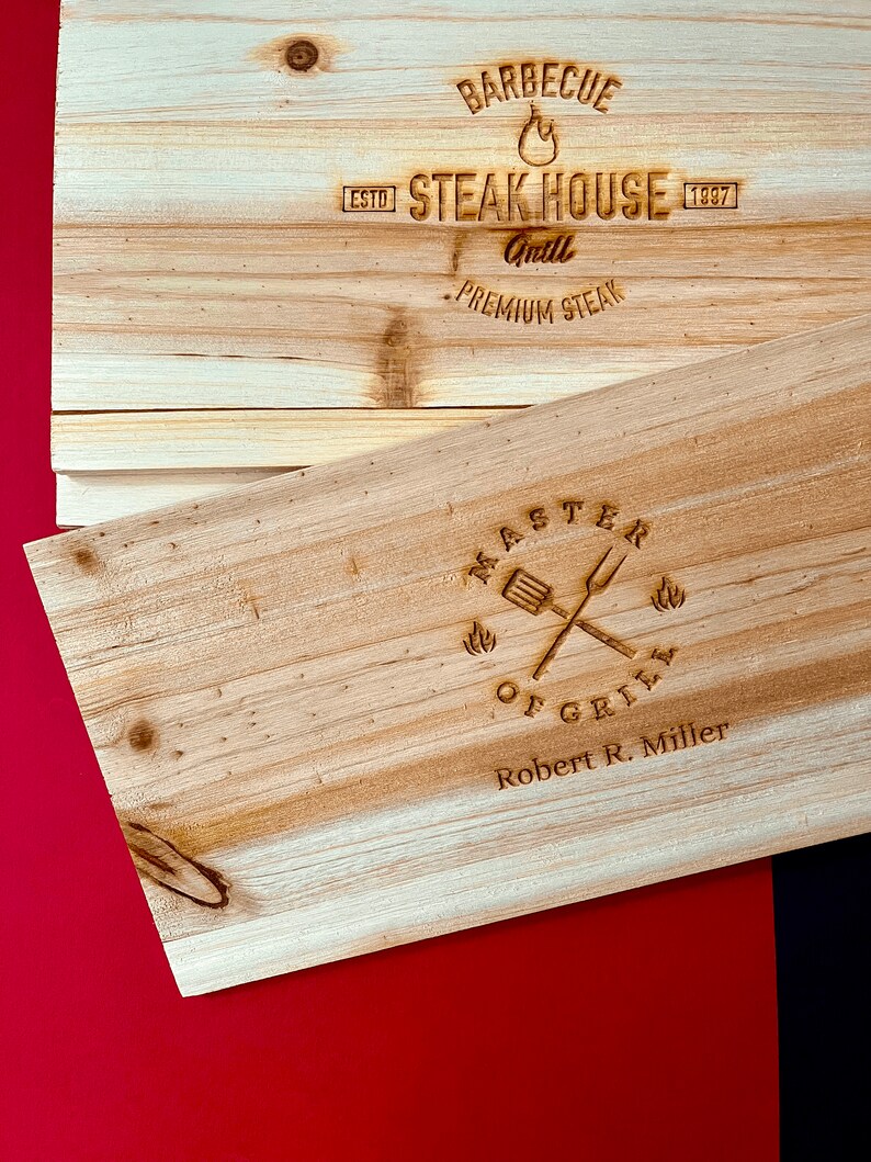 Custom Cedar Planks BBQ Cedar Planks Grilling Planks BBQ - Etsy