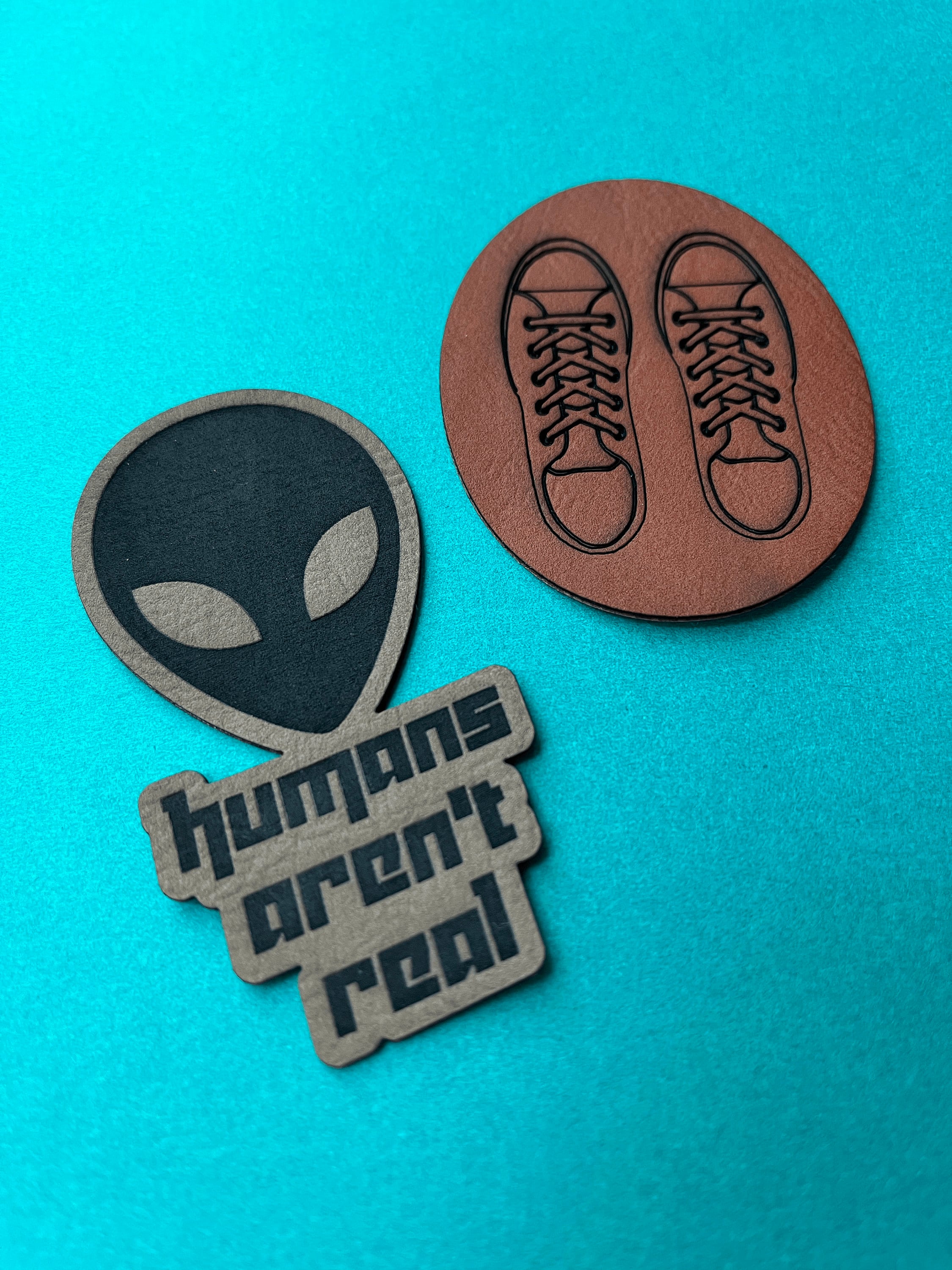 Custom Leather Stickers | Leather Label | Personalized Sticker ...