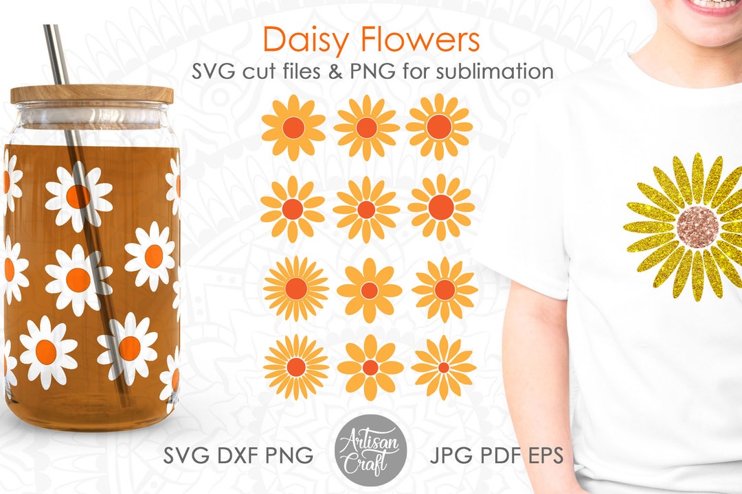 Daisy SVG, Daisy PNG, Flower SVG, Daisy Flower Svg, Cricut Cut File ...