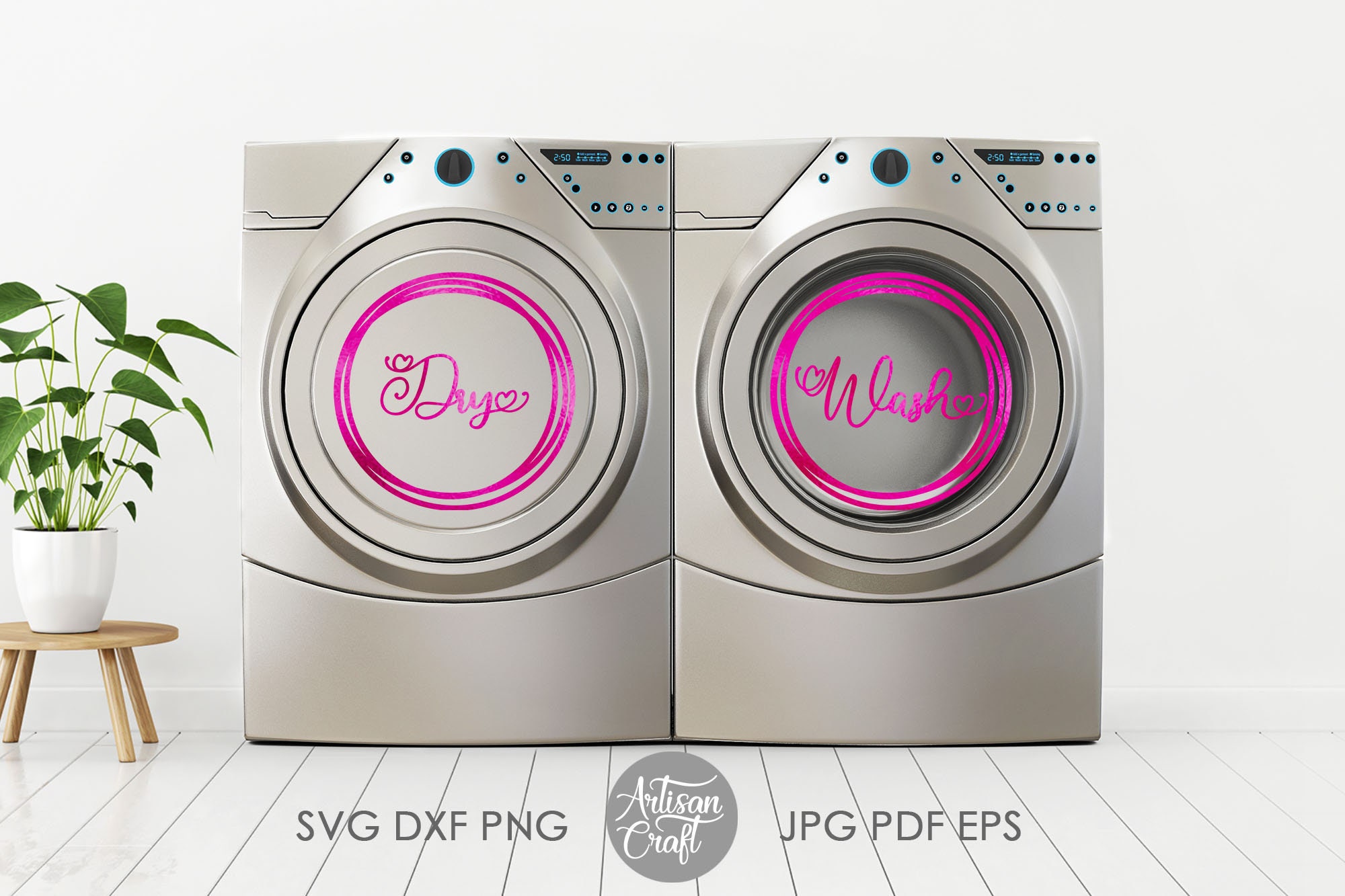 Wash and Dry Svg laundry Room Svg Messy Circle Svg | Etsy Canada
