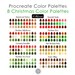 Procreate Christmas Color Palette | Christmas Colors Palette ...