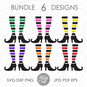 Witches Legs, Witch Clip Art, Cut File, SVG Bundle, Halloween Printable ...