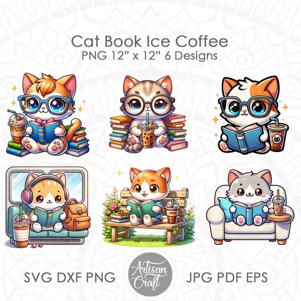 Cats Reading - Etsy