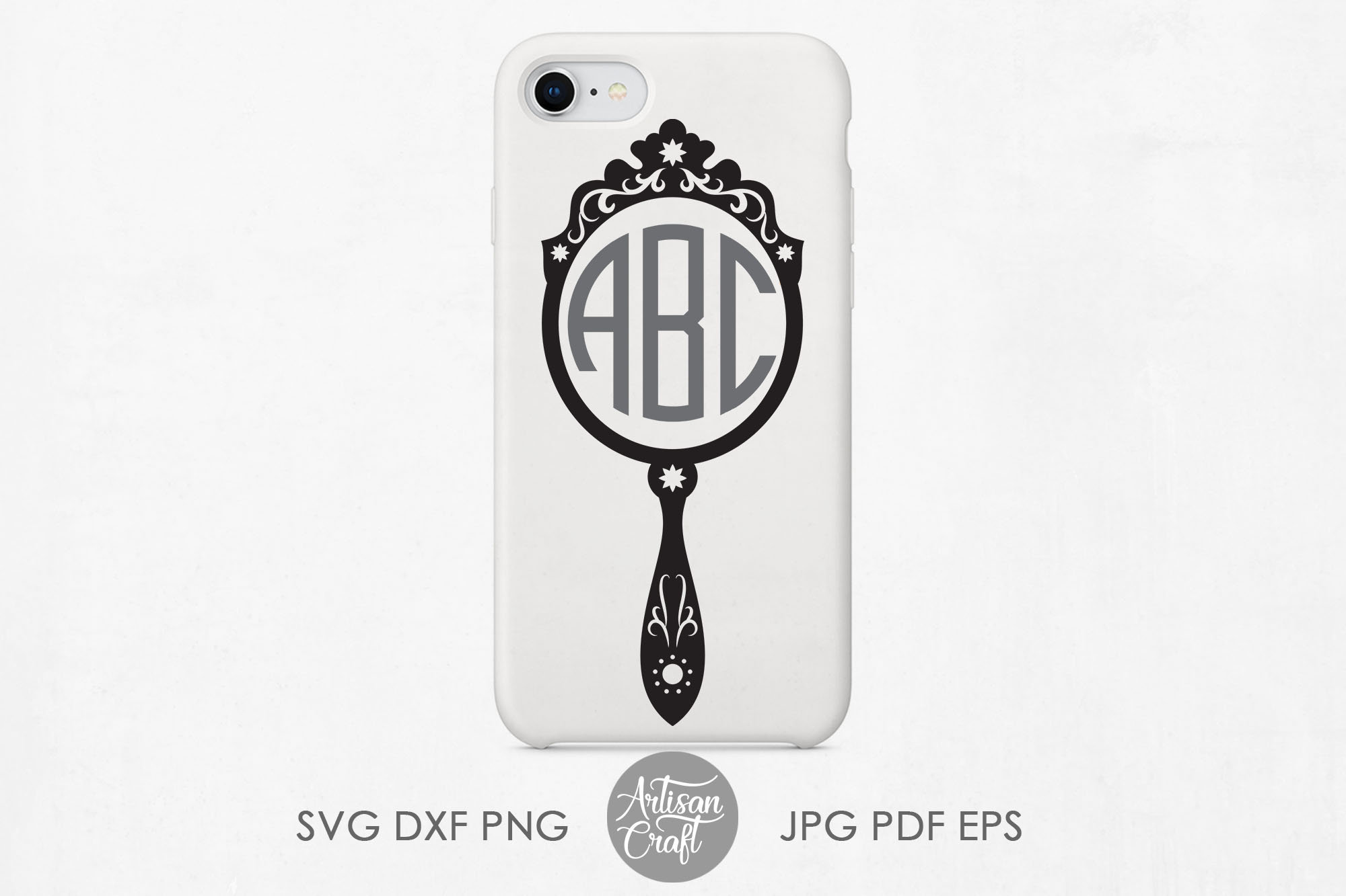 Hand Held Mirror SVG Laser Cut Files Mirror Clipart Hand - Etsy Canada