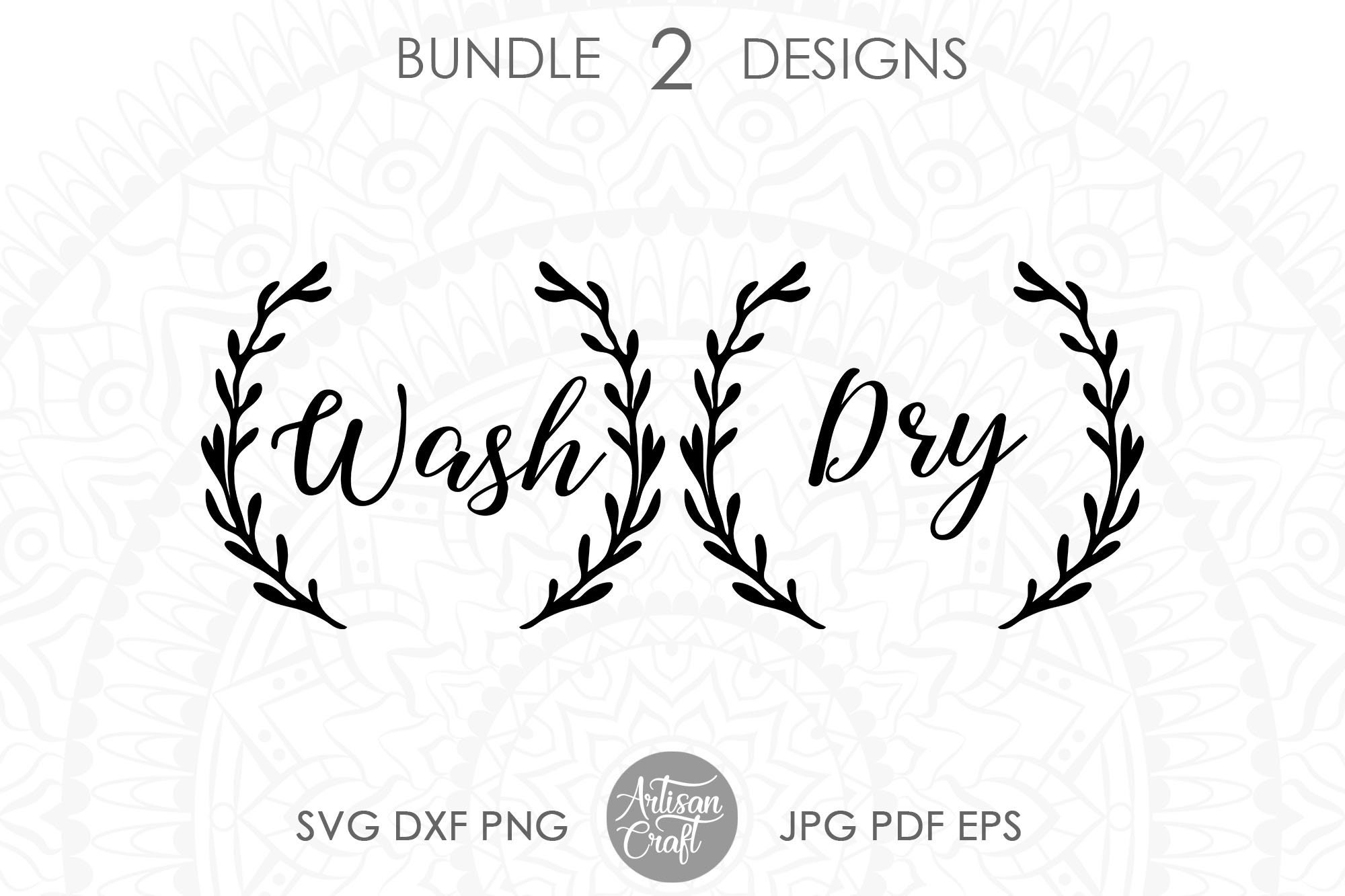 Wash Dry Svg Laundry Room Svg Farmhouse Wash Dry Sign - Etsy Canada