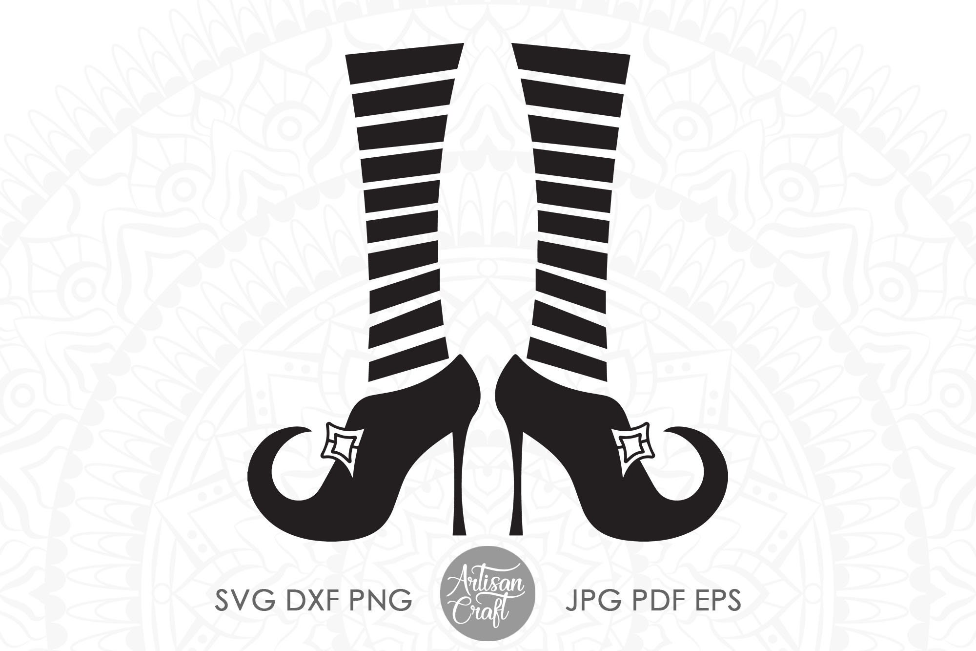 Witches Legs Svg Clip Art Cut File Halloween Png Files | Etsy