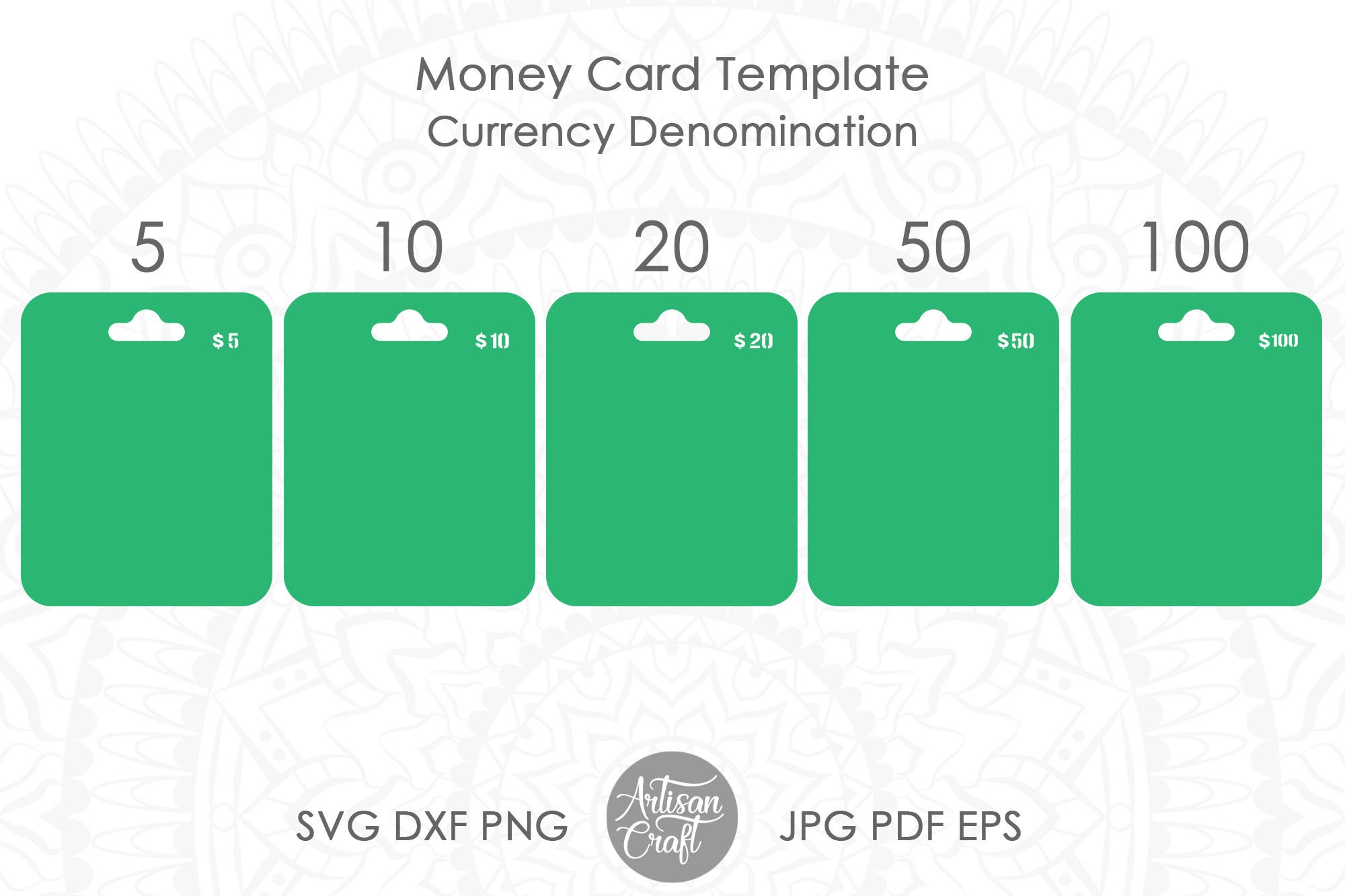 Money Card Template Money Card SVG Lip Balm Pouch Money - Etsy
