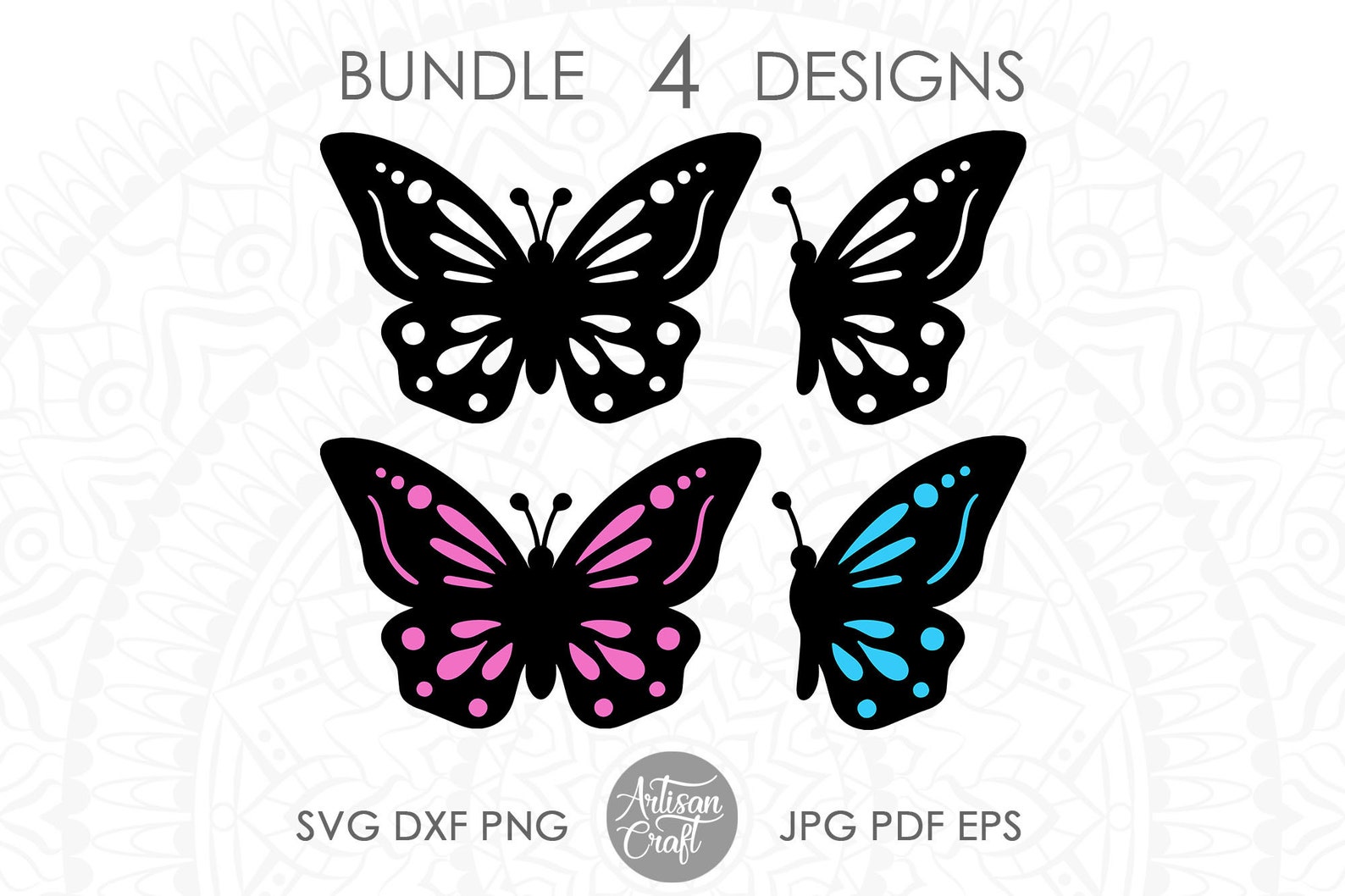Butterfly Clipart Butterfly Svg Cut Files for Cricut Png | Etsy