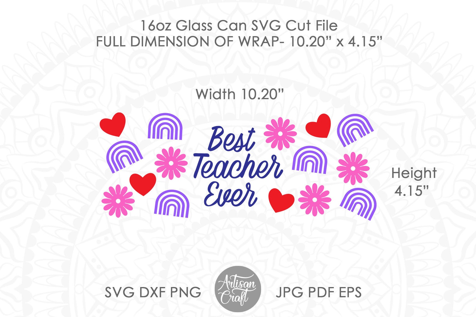 Teacher Can Glass SVG, Teacher Svg Png, Apple Monogram, Teacher ...