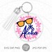 Keychain SVG Bundle Aloha Keychain Keychain Sublimation - Etsy
