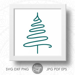 Abstract Christmas Trees SVG Cut Files, Christmas Trees SVG, Christmas ...