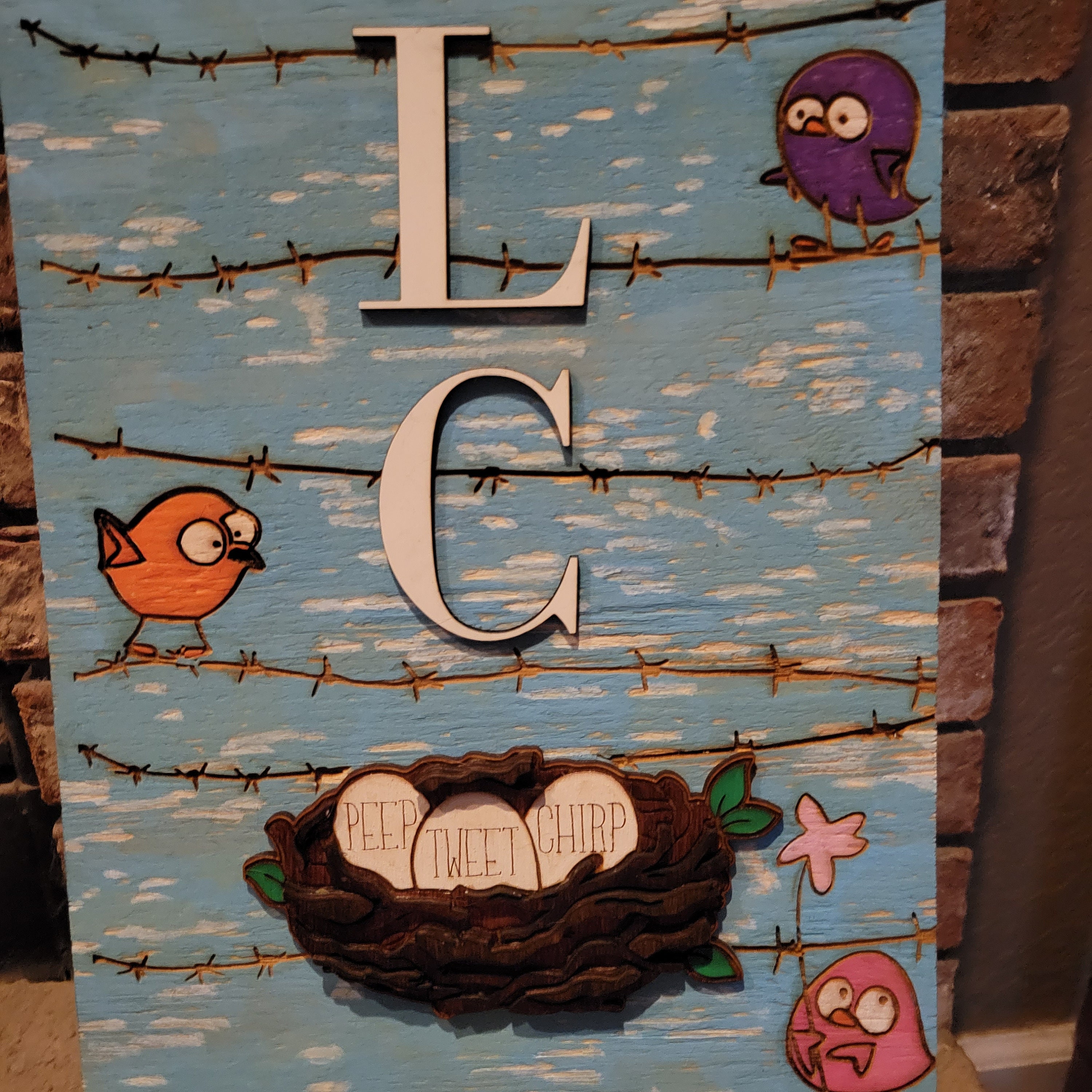 Bird Welcome Sign SVG Cut File for Glowforge **FILE ONLY** - Etsy