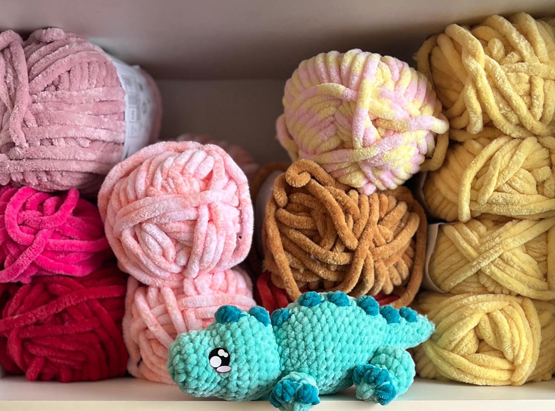 PDF Crochet Pattern Chillin Collection Simple Dino - Etsy