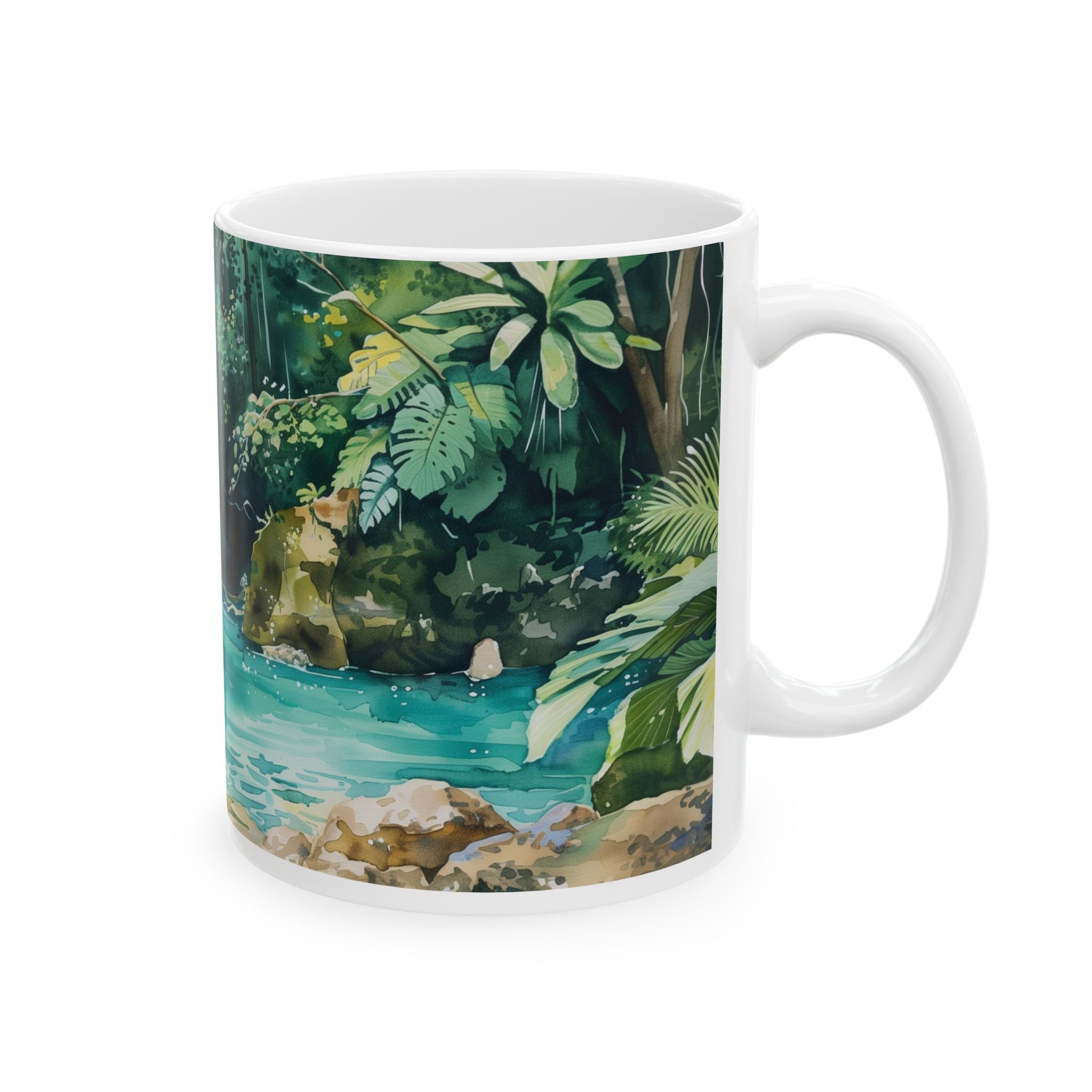 Watercolor Waterfall Mug - Etsy