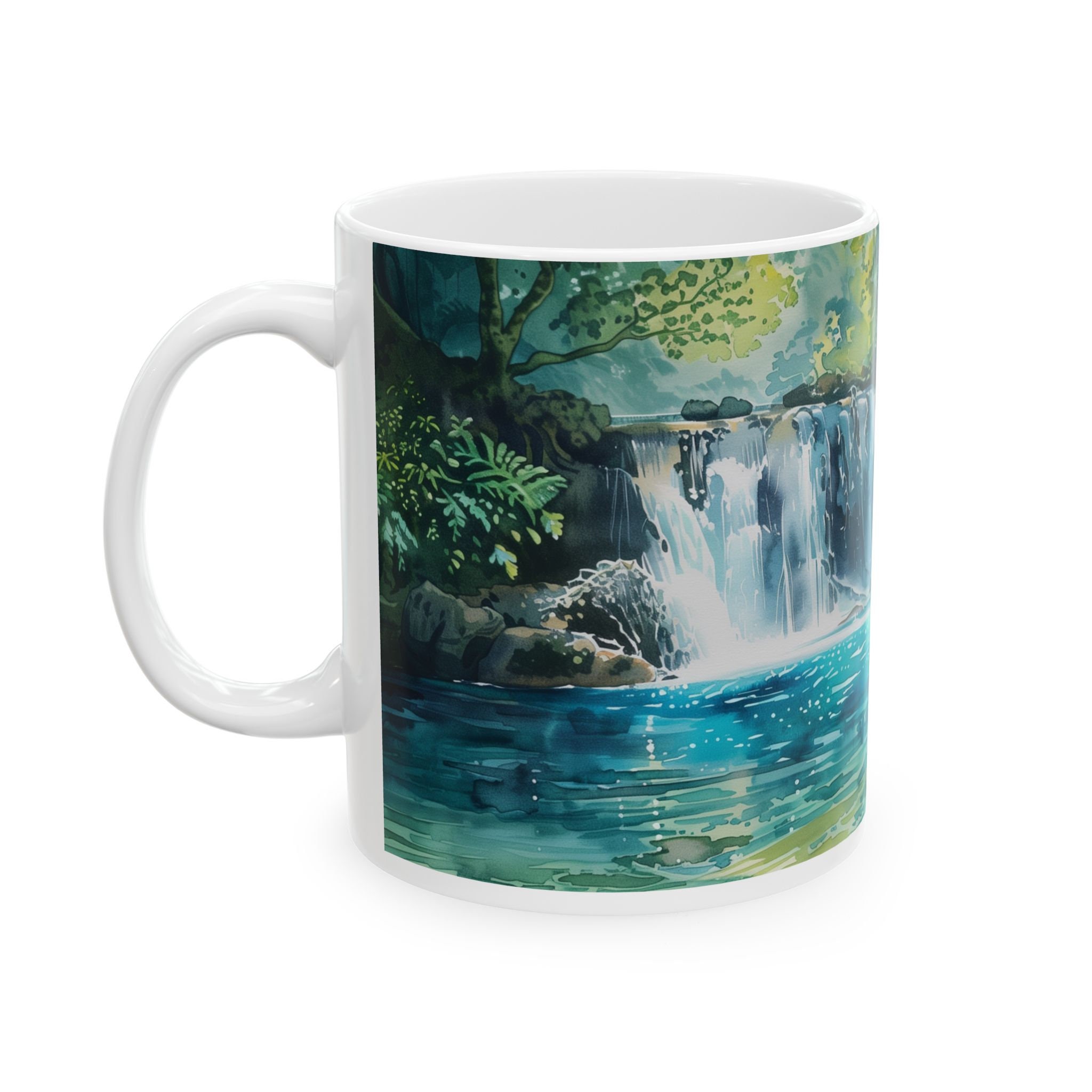 Watercolor Waterfall Mug - Etsy