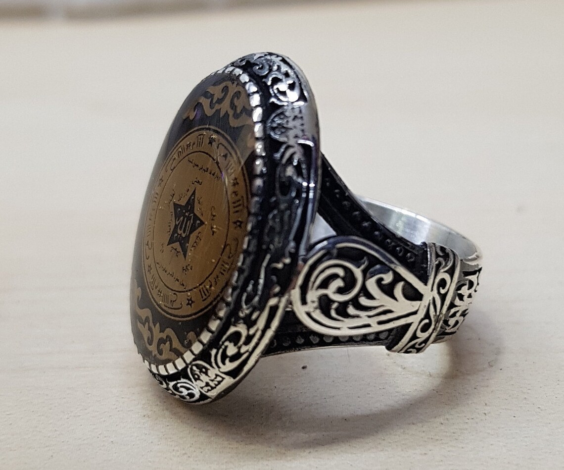 Rare Islamic Amulet Talisman Ring Evil Eye and All Protection - Etsy
