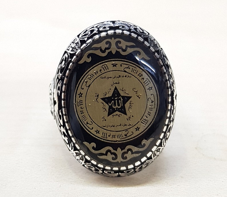 Rare Islamic Amulet Talisman Ring Evil Eye and All Protection - Etsy