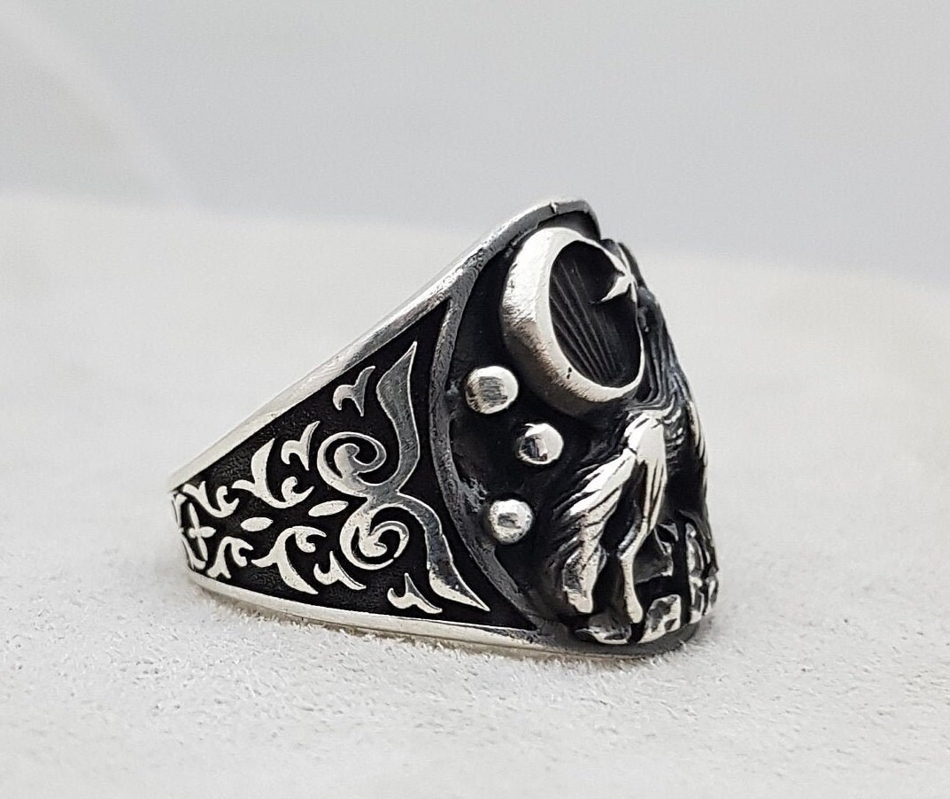 Stunning Wolf Sterling Silver 925 Lots of Fine Details All | Etsy