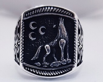 Stunning Wolf Sterling Silver 925 Lots of Fine Details All | Etsy