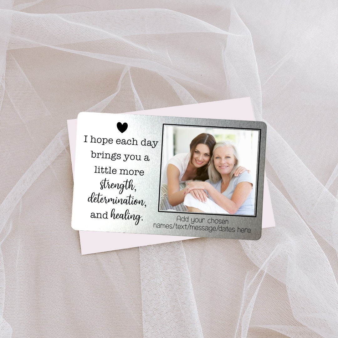 Personalised Photo Wallet Card Aluminium Photo Wallet Card Always With ...