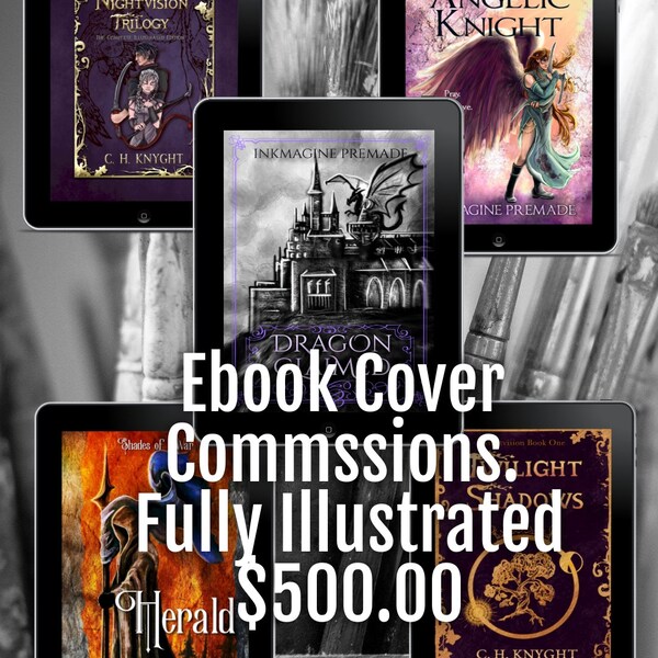 Book Cover Art Commission - Etsy