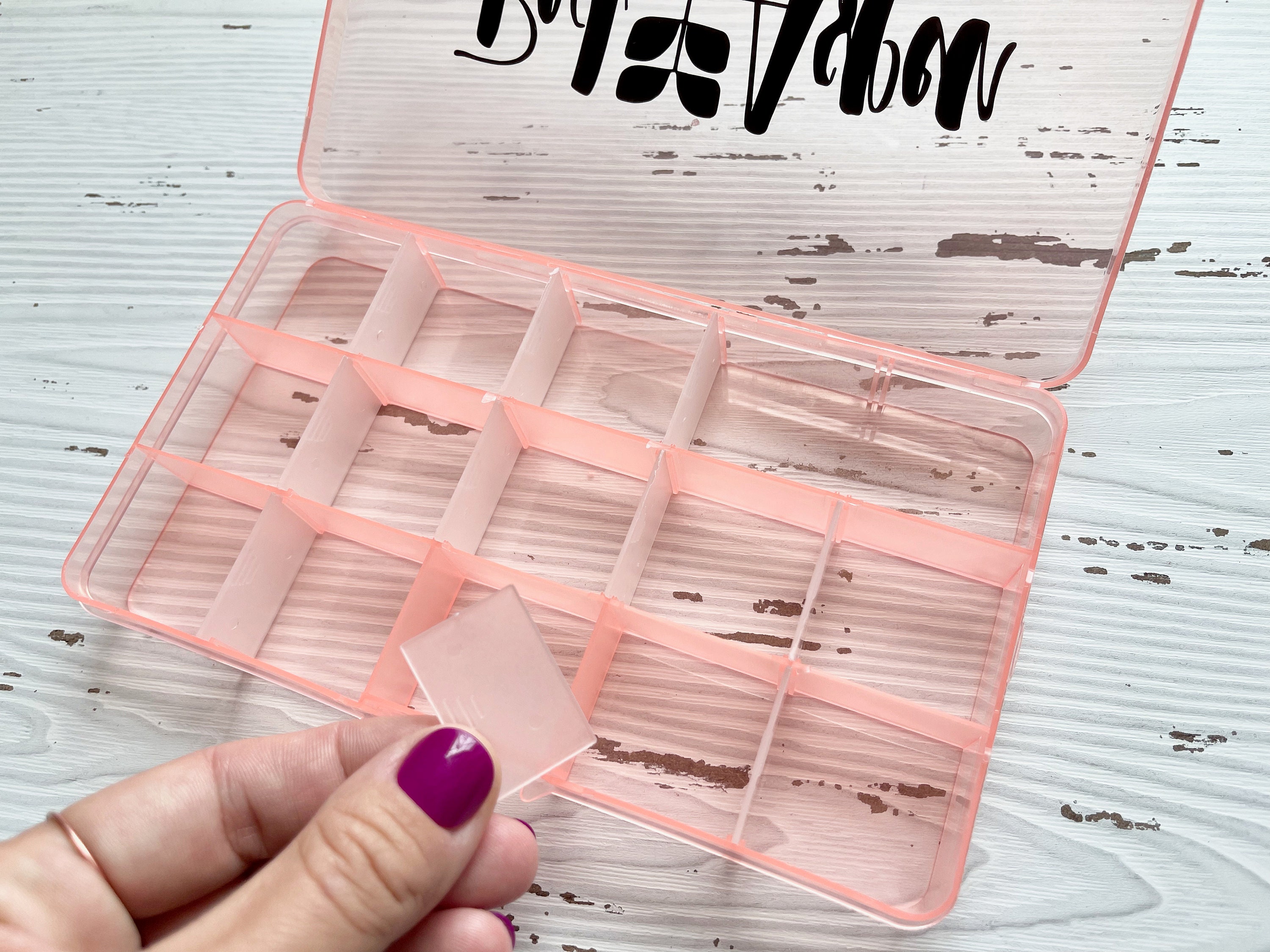 Red Aspen Nail Box | Etsy